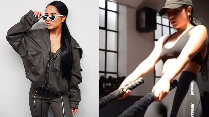 Esta Es La Rutina De Ejercicios De Becky G Para Tonificar Su Cuerpo