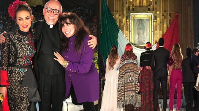 Aracely Arámbula y Verónica Castro le cantan a Virgen de Guadalupe en ...