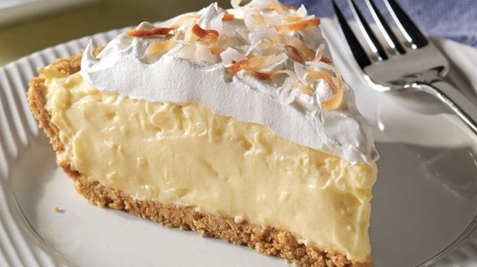 Saborea un delicioso pie de coco preparado sin horno