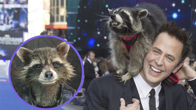 7 Fotos para despedir al mapache que interpretó a Rocket en las cintas ...