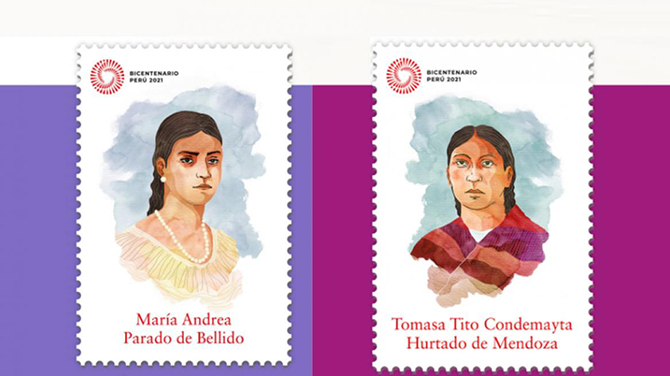 Por el Bincentenario del Perú lanzan colección de sellos y matasellos