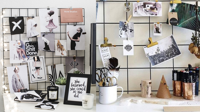 ¡DIY! Wire mesh board o tablero de malla metálica para ideas