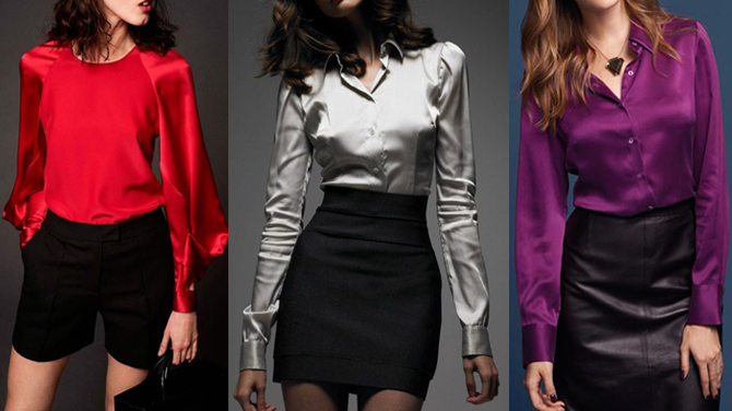 5 Formas para lucir una blusa de seda [FOTOS]