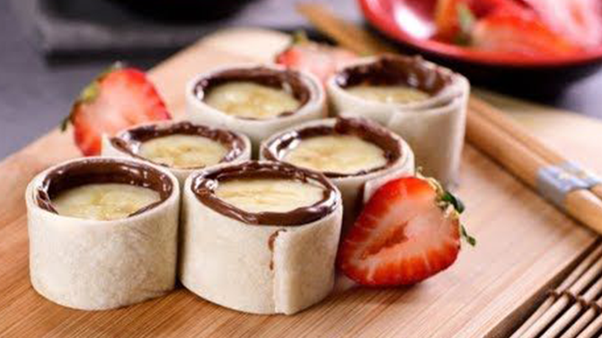 ¡Prepara con tus hijos un delicioso y práctico sushi dulce!