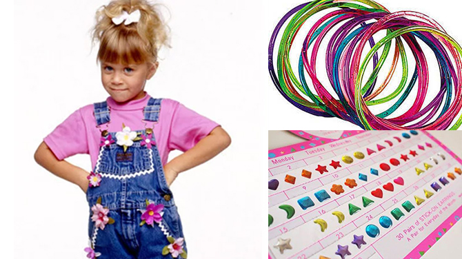 ¡Nostálgico! Los accesorios que todas alguna vez usamos cuando éramos niñas