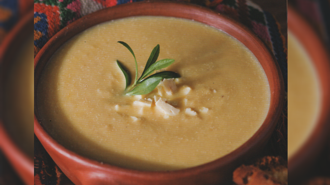 En este invierno disfruta de una rica y caliente crema de quinua