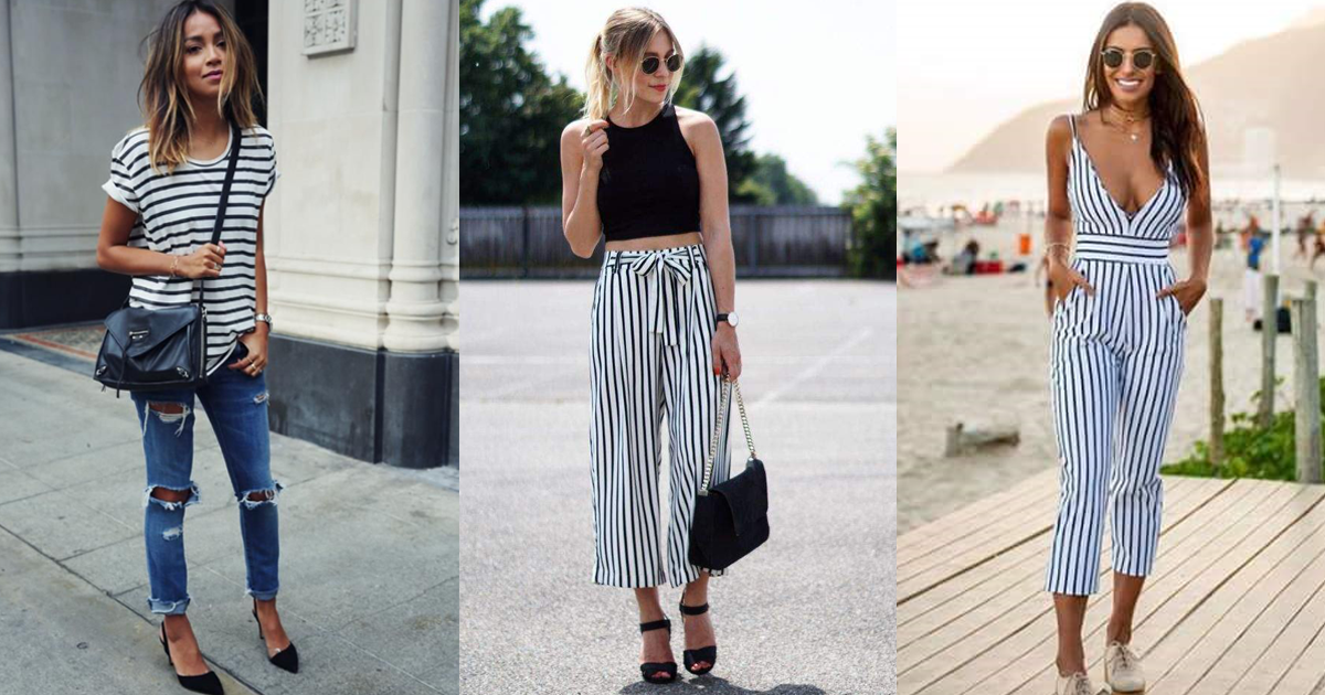 Arma outfits a rayas de manera exitosa para deslumbrar este verano