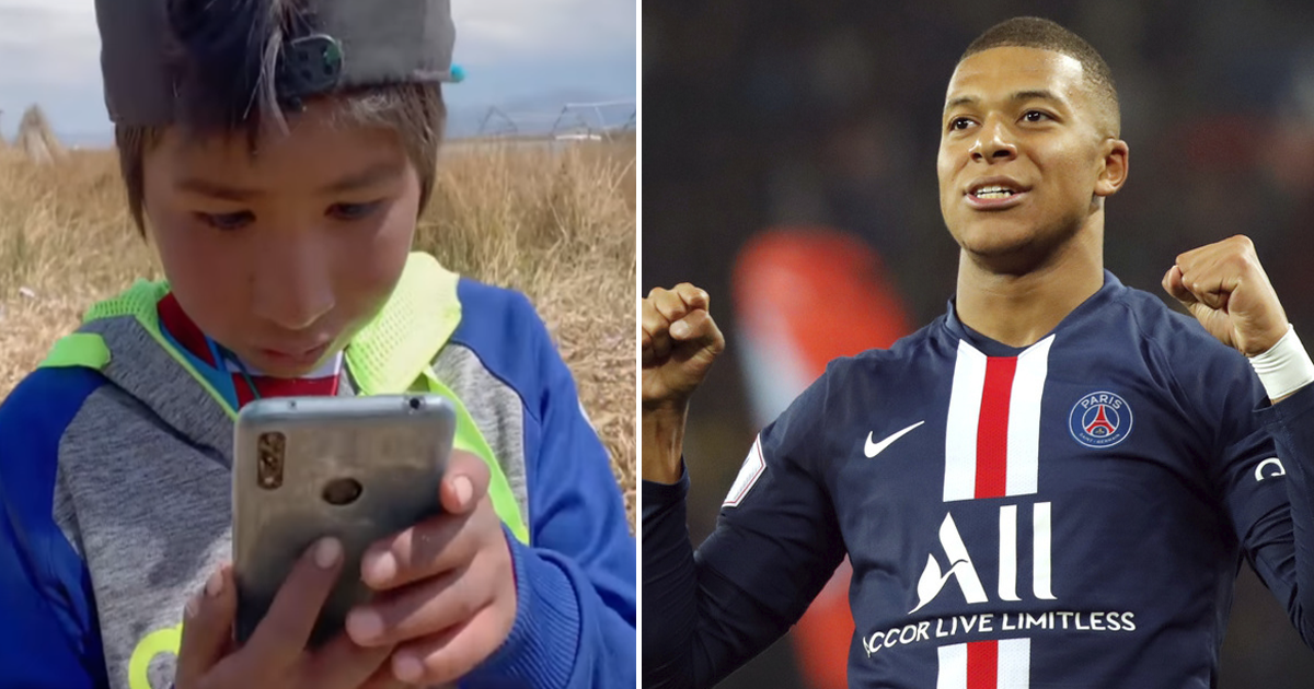 Kylian Mbappé cumple sueño de niño peruano y le envía saludos [VIDEO]