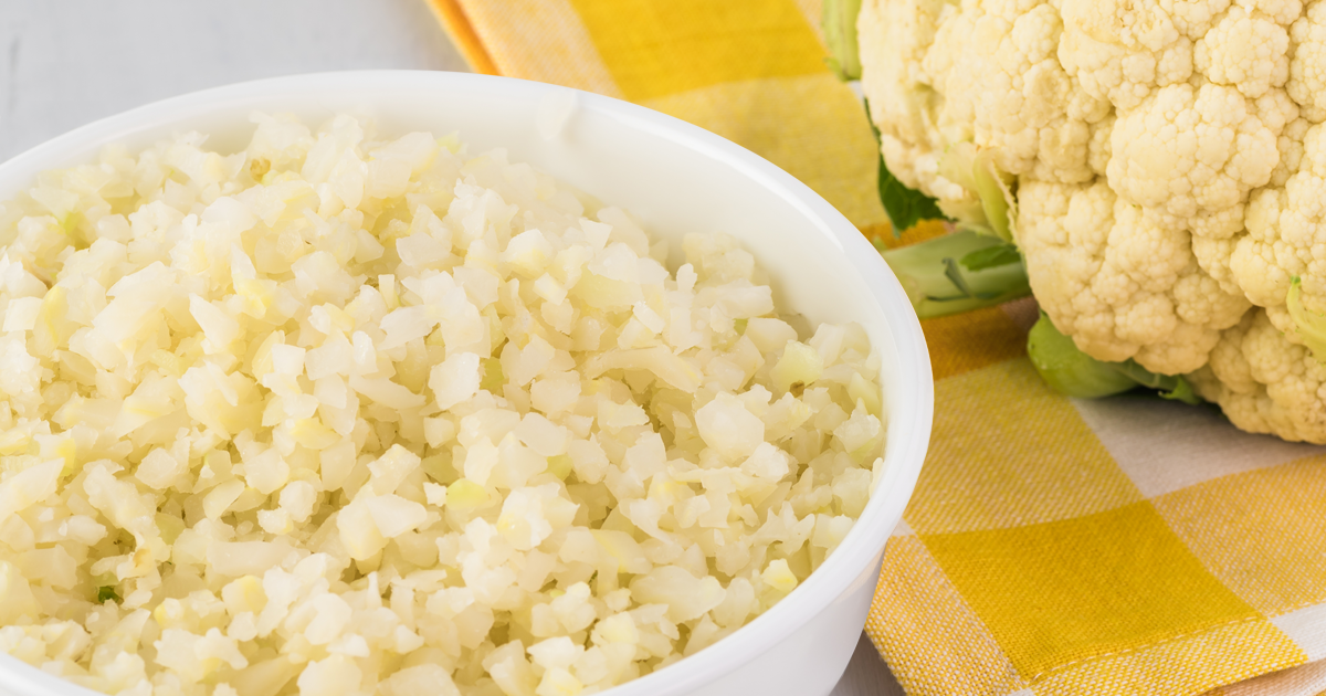 Coliflor para reemplazar el arroz ¡Excelente alternativa!