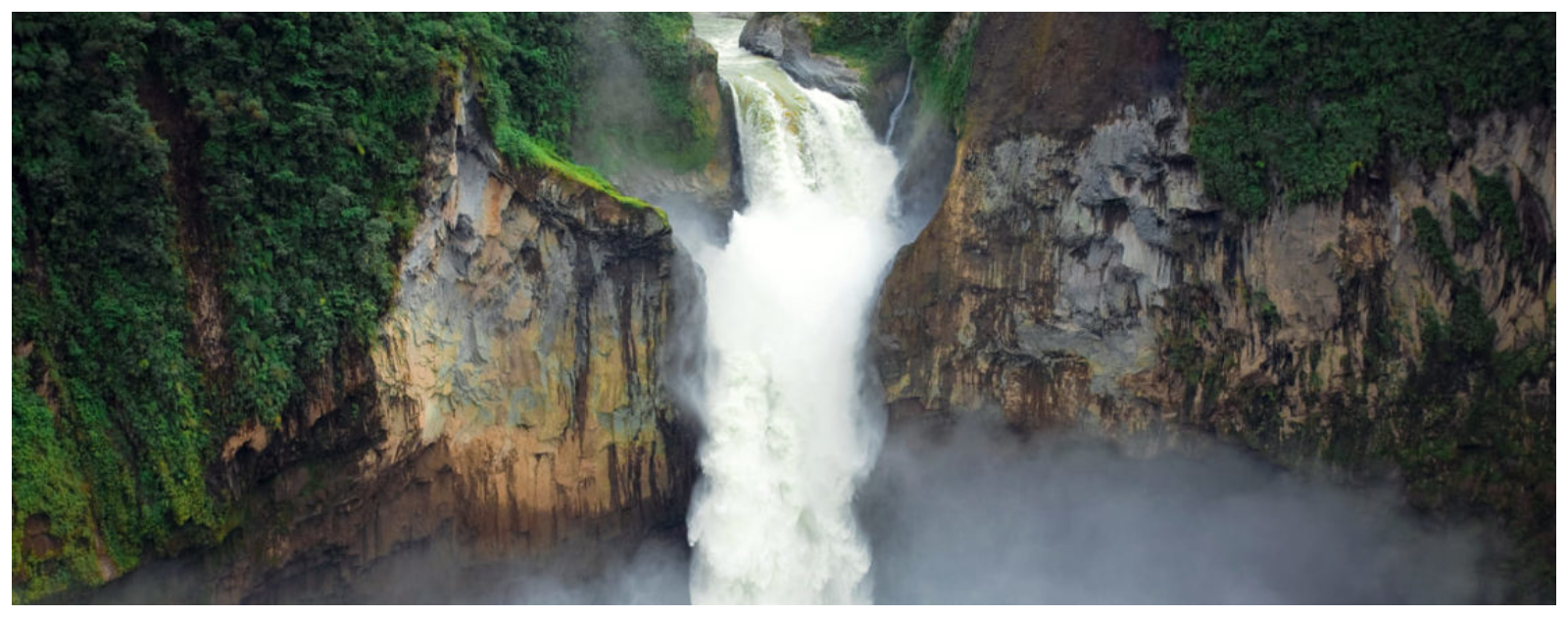 NASA: Fotos demuestran que Ecuador ya no cuenta con su cascada más grande