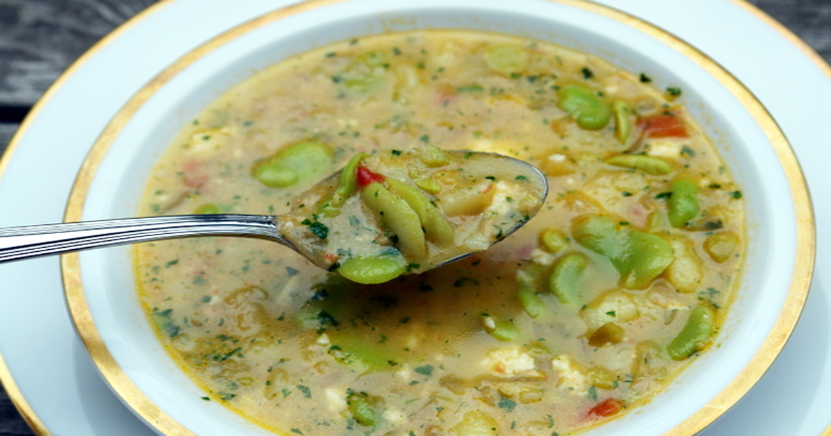 Sopa de habas para el frío y para reforzar tu sistema inmunológico