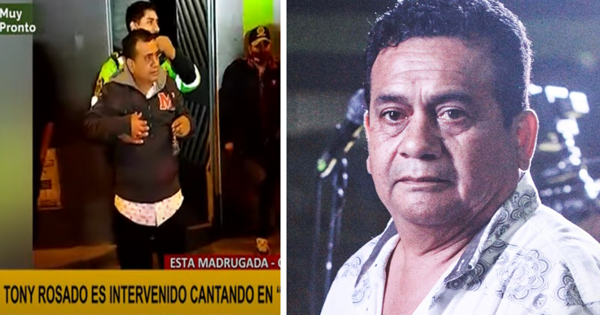 Tony Rosado es intervenido tras ofrecer concierto durante toque de queda