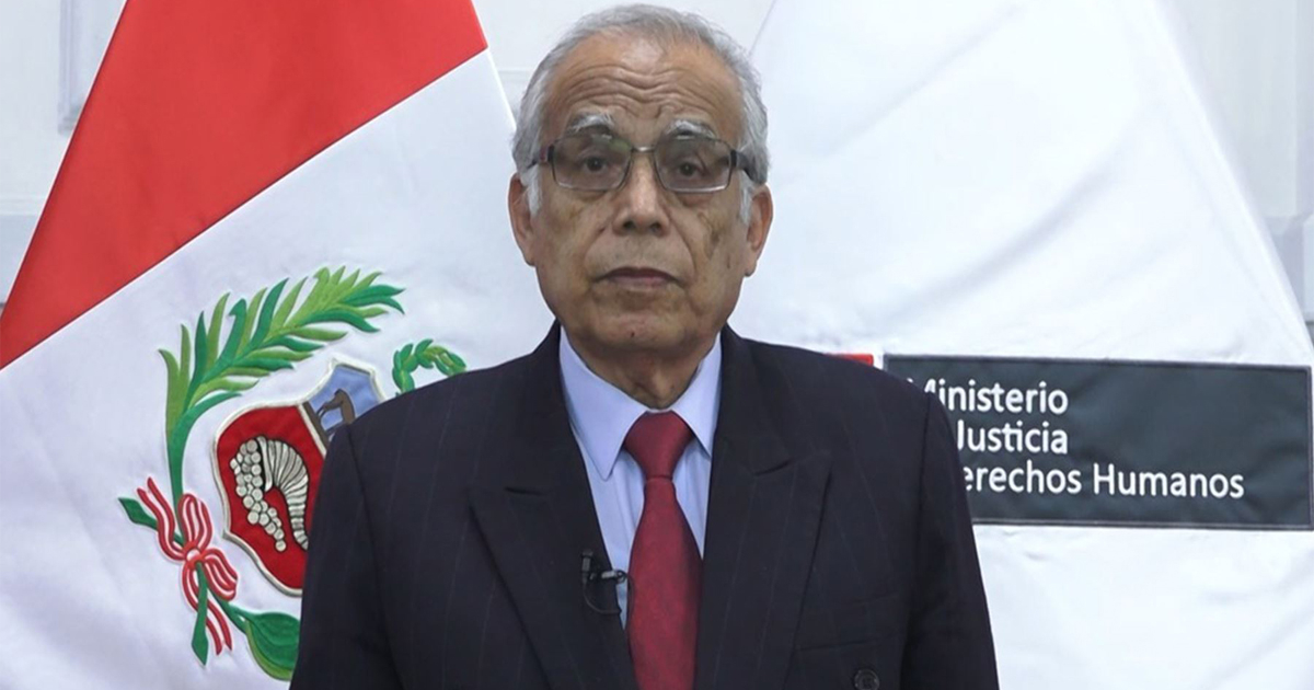 Aníbal Torres en conferencia de la PCM: “No tenemos ningún ánimo de ...