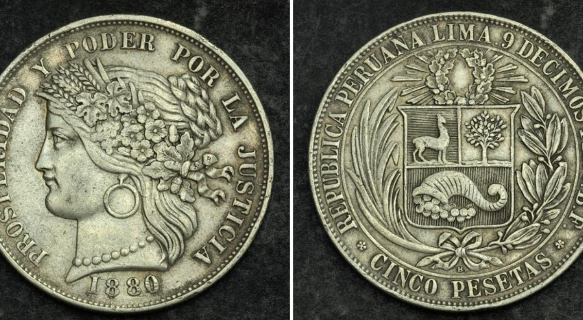 Peseta peruana: la moneda más cara y rara que ha ingresado al mercado ...