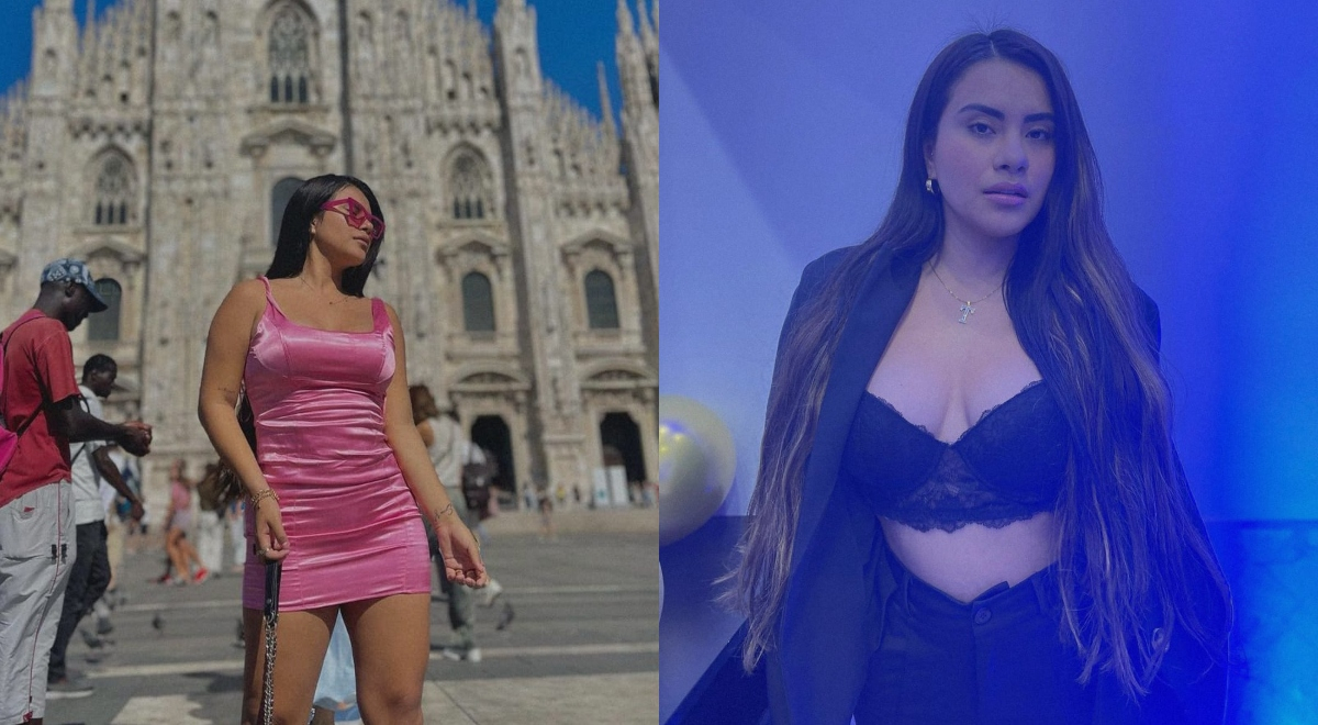 Thamara Gómez desata furor en las calles italianas con un arriesgado top efecto 'cortina'