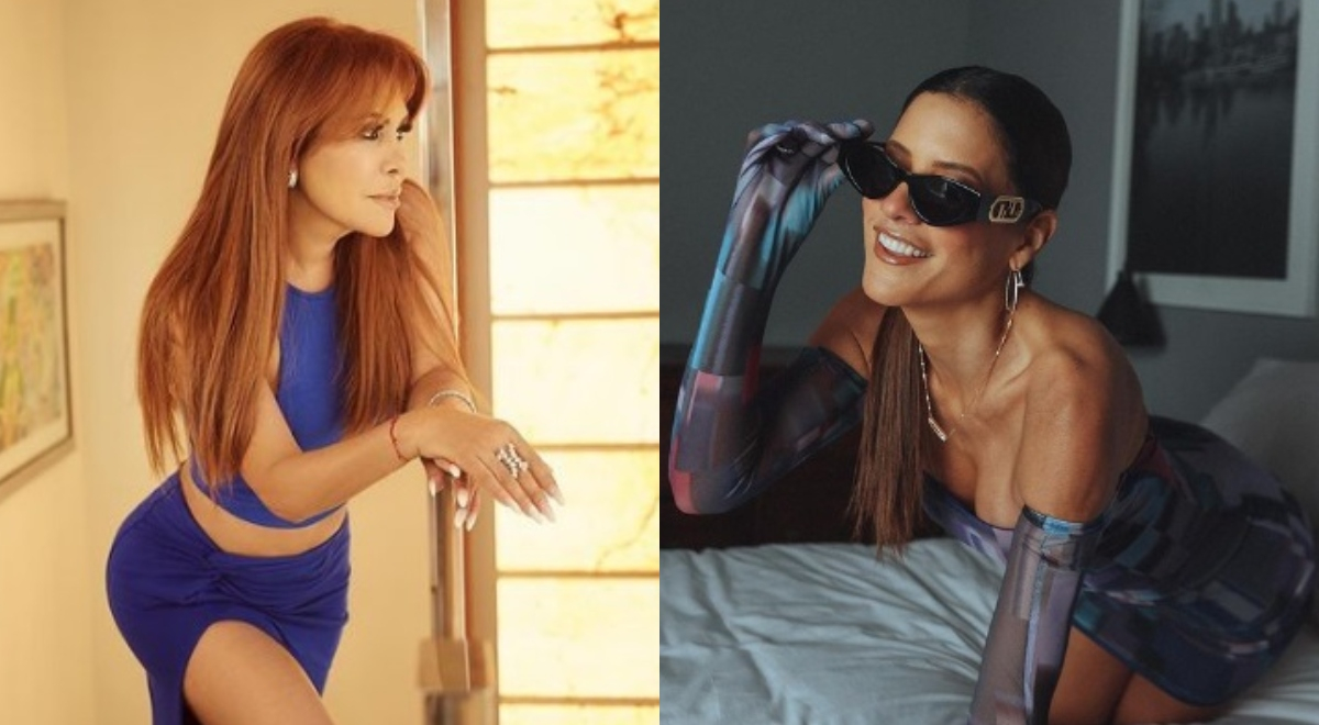 Magaly Medina y Pía Copello exhiben su OBSESIÓN por las marcas de LUJO en looks de terciopelo