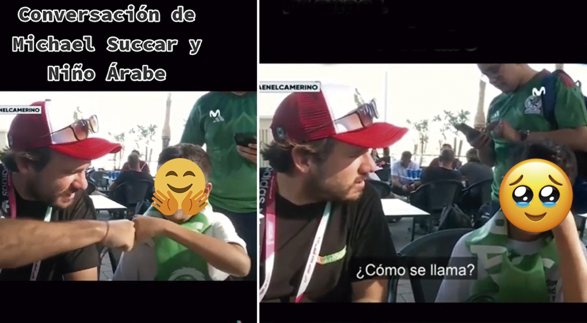 MICHAEL SUCCAR casi LLORA tras conversar con NIÑO ÁRABE, que es HINCHA ...