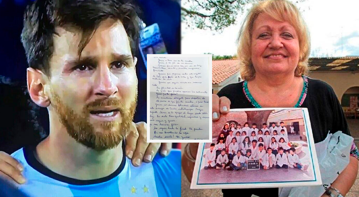 Primera maestra de Messi deja carta viral con último deseo: “Antes de ...
