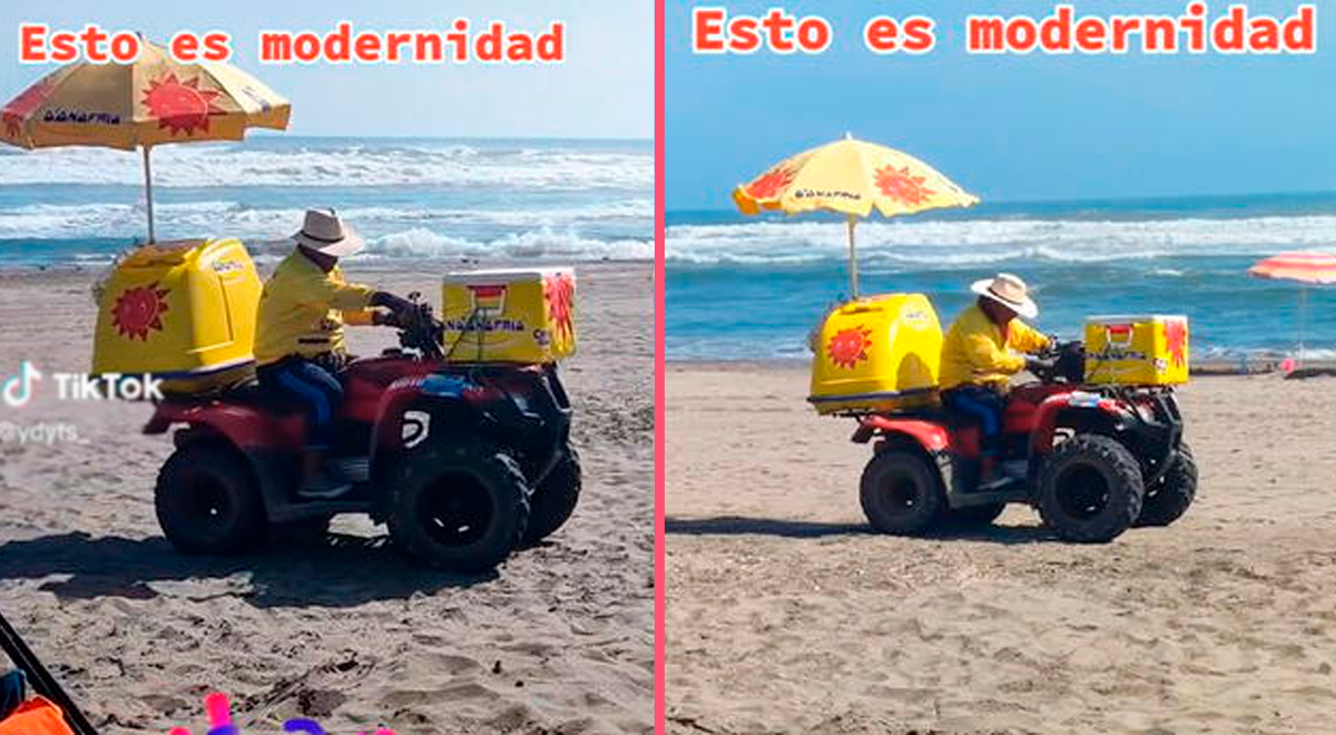 Heladero cautiva playa peruana tras llegar en cuatrimoto: “Rápidos y D ...