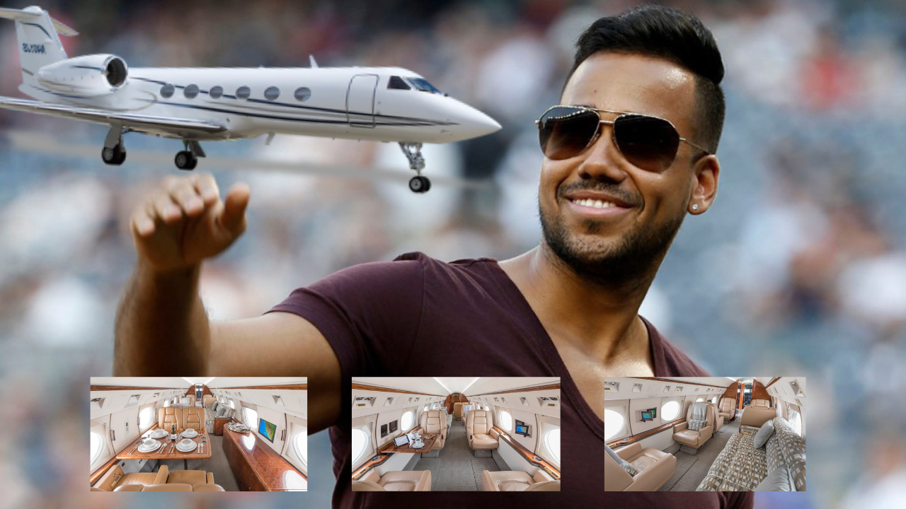 Romeo Santos llegó a Lima en su lujoso jet privado: ¿cómo luce la nave en su interior?