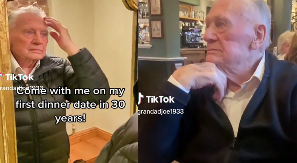 Adulto mayor causa ternura en redes sociales al alistarse para su ...