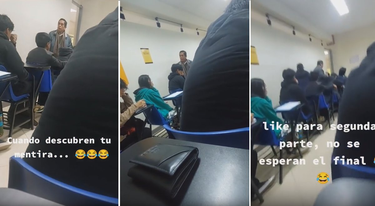 Padre peruano descubre que su hija no iba a la universidad y la encara ...