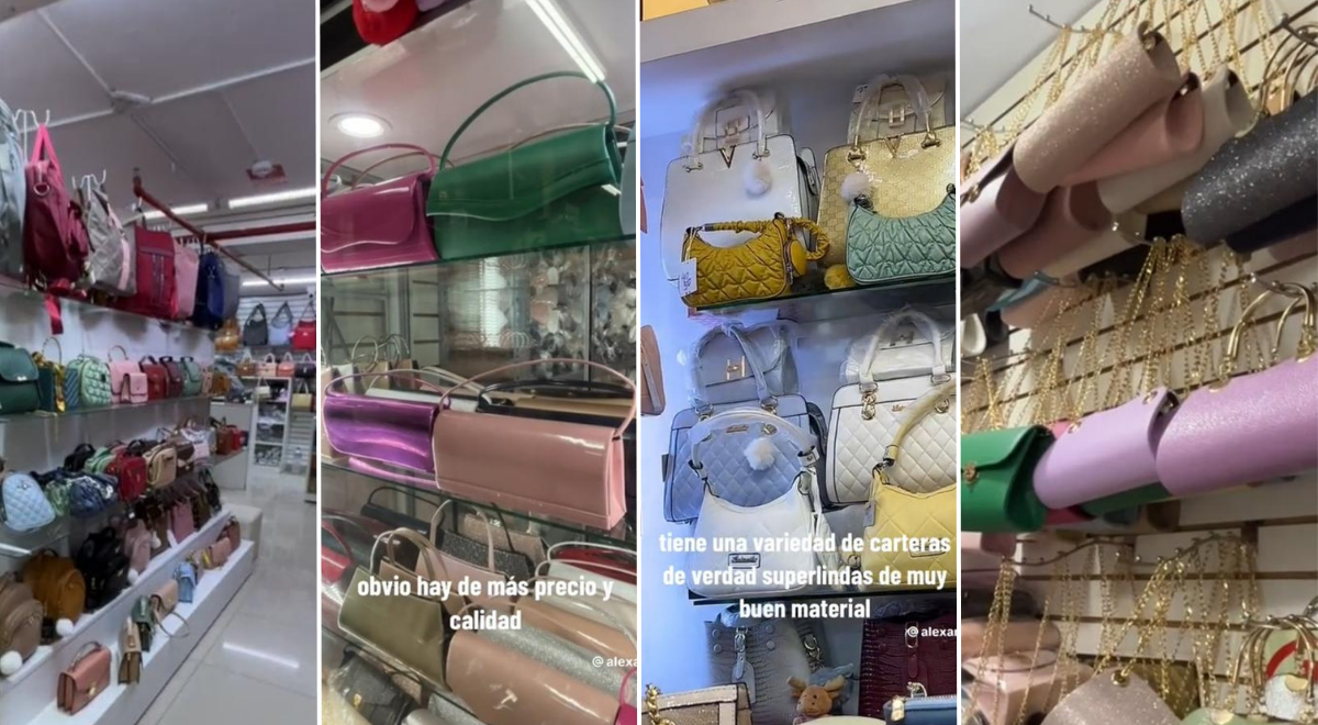¡Remate total! Carteras importadas son vendidas desde S/30 en un almacén secreto de Centro de Lima