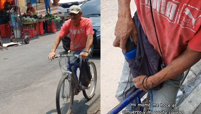 Padre albañil emociona a miles en TikTok al llevar el almuerzo a su ...
