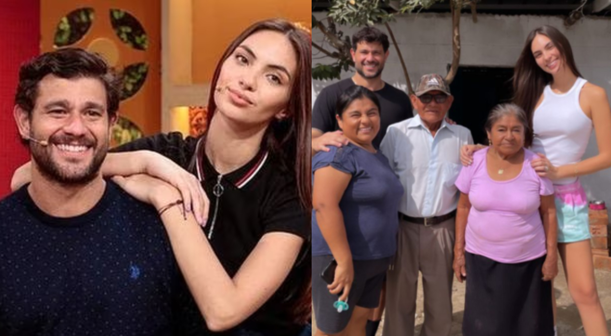 Yaco Eskenazi y Natalie Vértiz visitan a los padres de su trabajadora del hogar