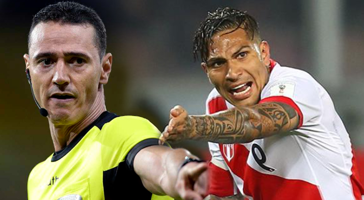 Paolo Guerrero tuvo un enérgico reclamo a Wilmar Roldán