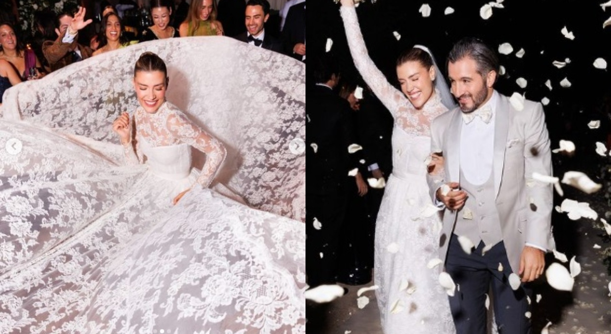 Michelle Salas y el detalle inédito detrás de su majestuoso vestido de ...