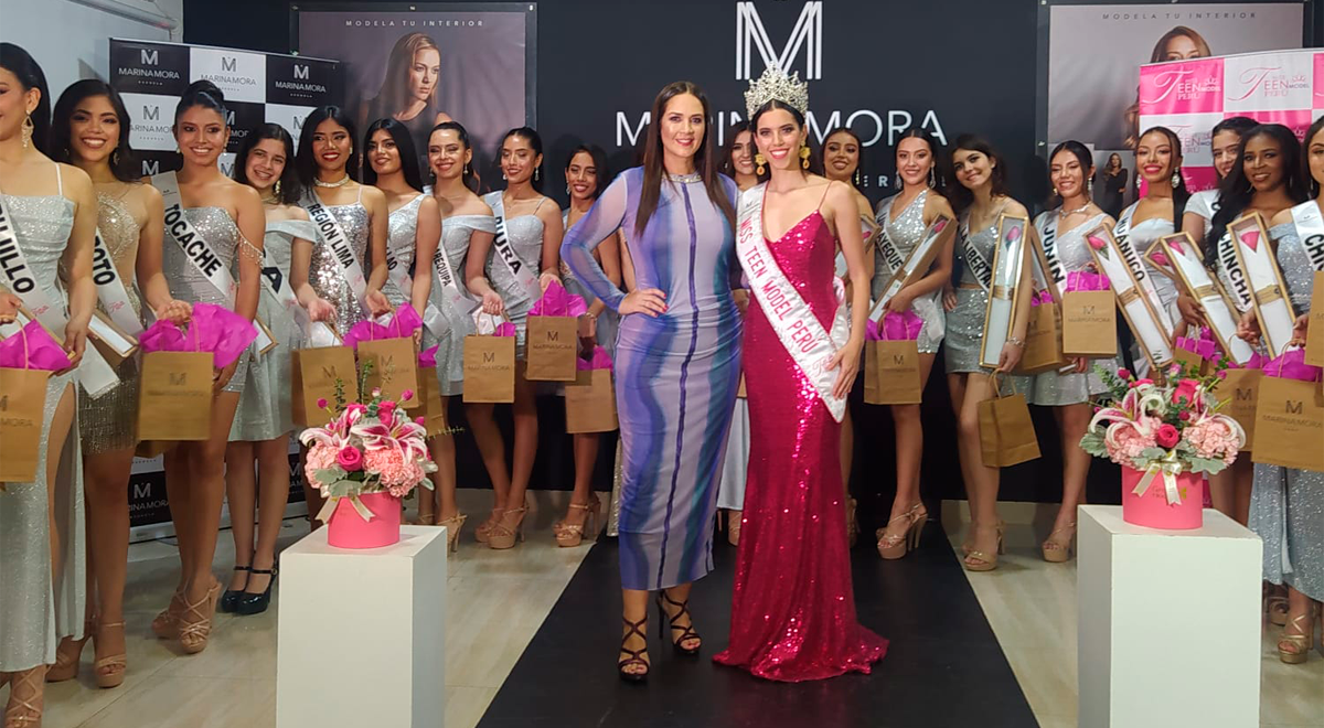 Marina Mora presentó a las 25 candidatas que competirán en el Miss Teen ...