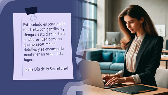 Frases por el Día de la Secretaria: 100 saludos BONITOS para dedicar a ...