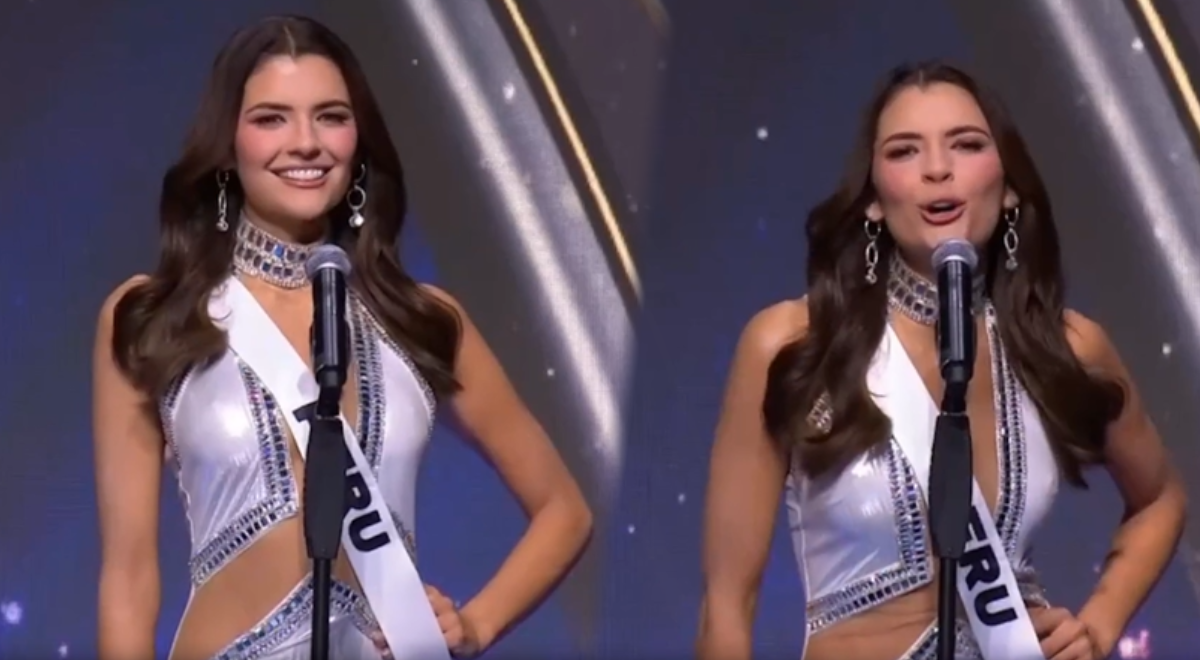Tatiana Calmell grita el nombre de 'Perú' en la gala final del Miss ...