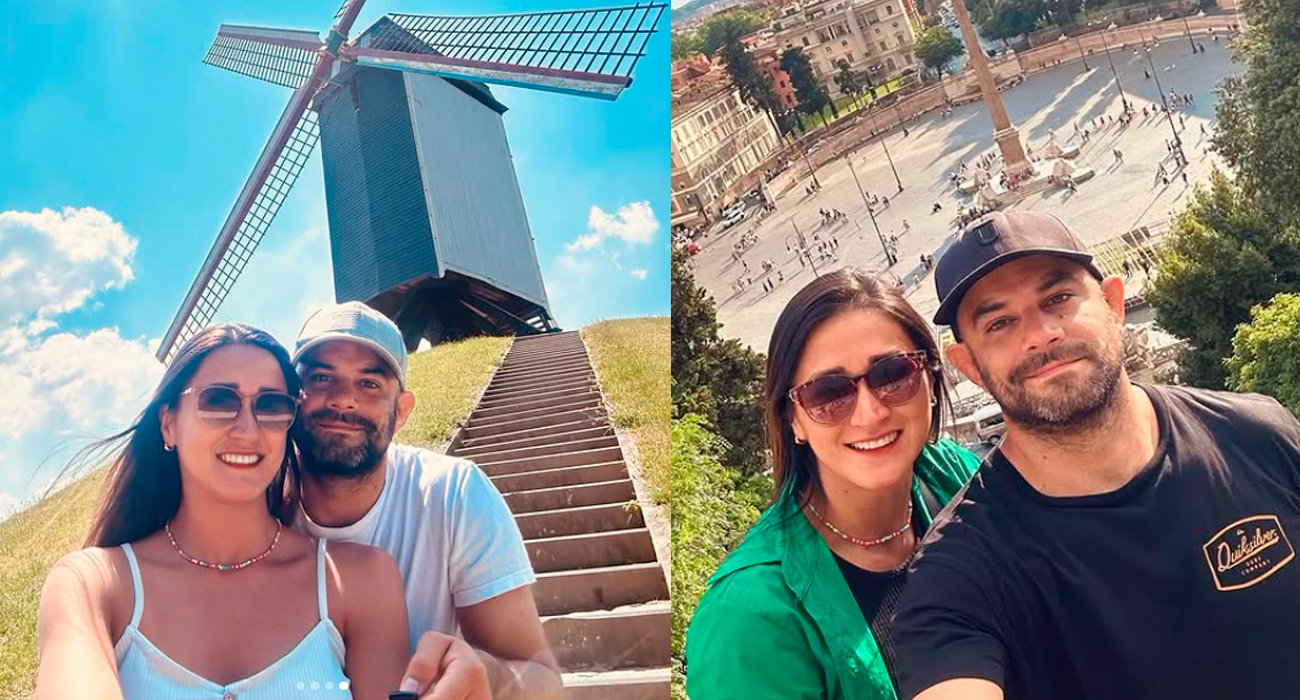 Vivian Baella muestra emotivo momento de su bebé junto a su novio Renzo Carmelino