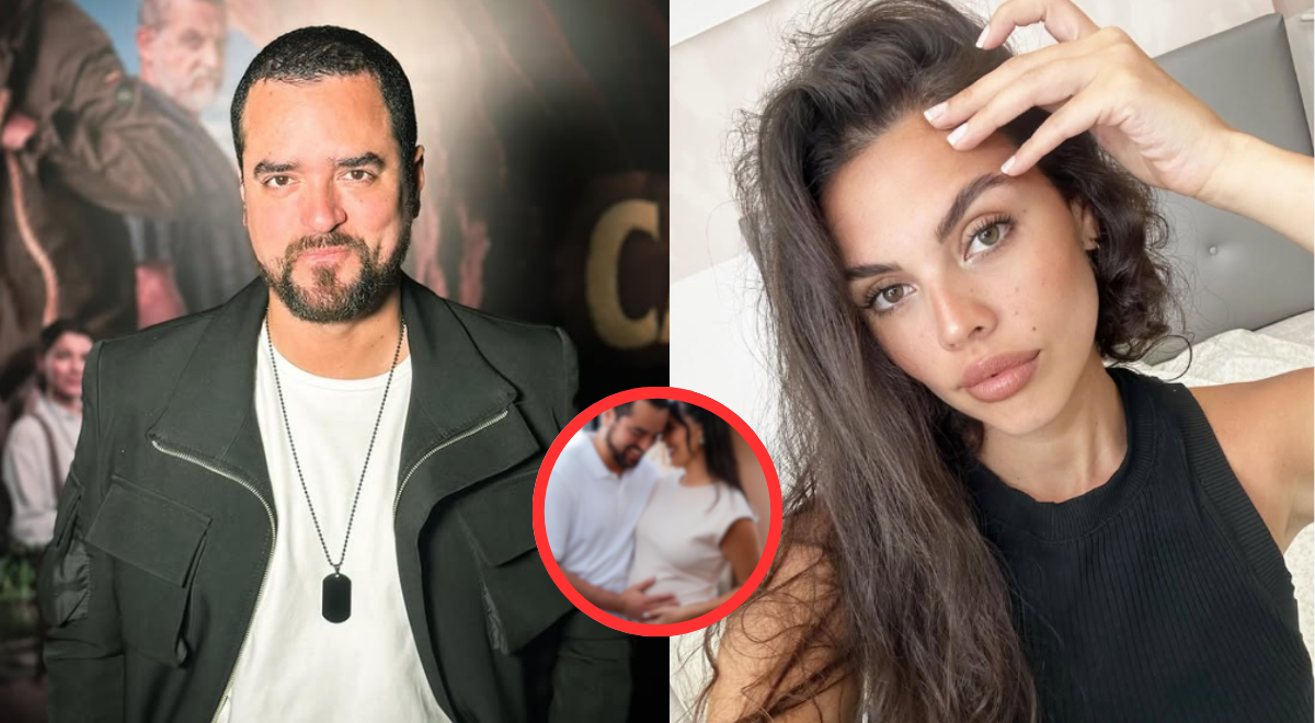 Franco Cabrera y su pareja celebran su baby shower con glamour en tonos ...