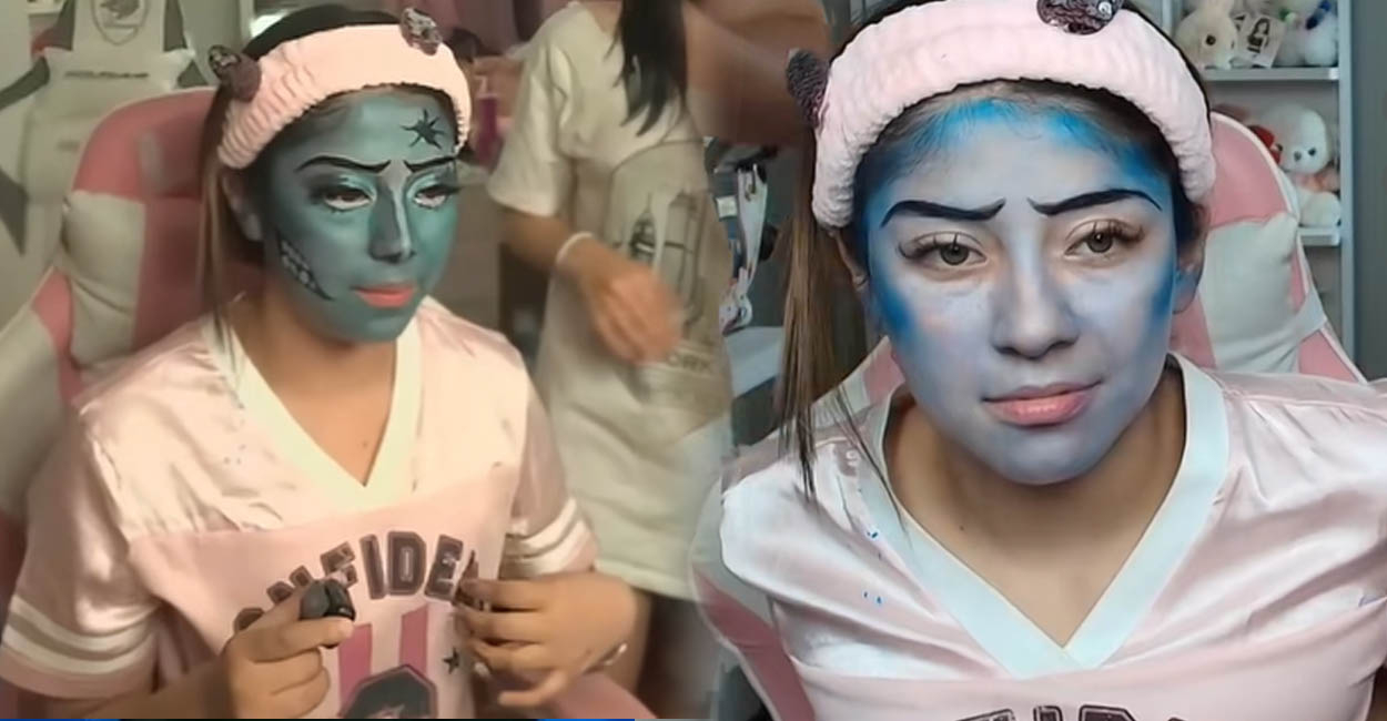 Zully devastada al ver cómo la maquillaron para Halloween: se lo quitó ...