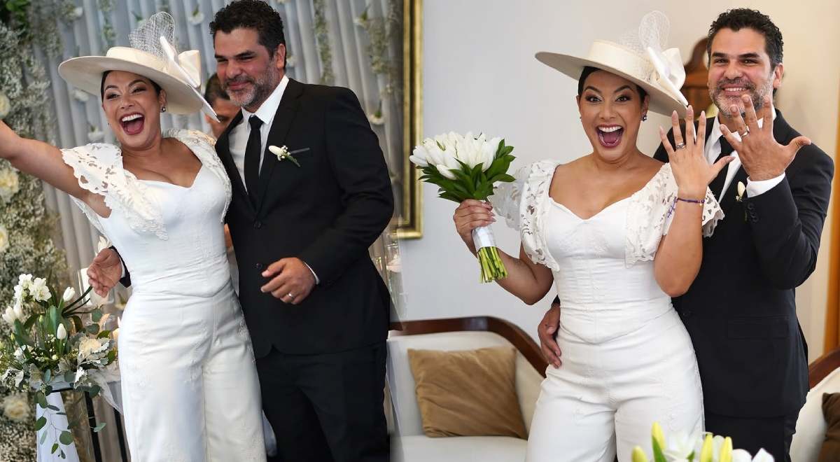 ¡Vivan los novios! Natalia Salas y Sergio Coloma sellan su amor con ...