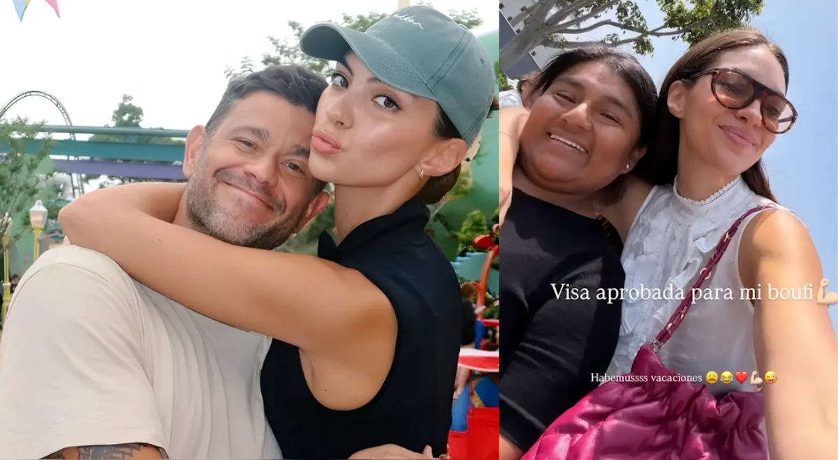 Natalie Vértiz festeja con emoción que su nana lograra la visa y ...